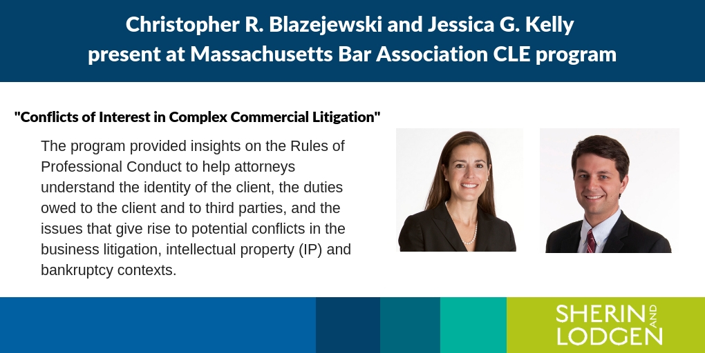 Sherin and Lodgen partners, Jessica G. Kelly and Christopher R ...