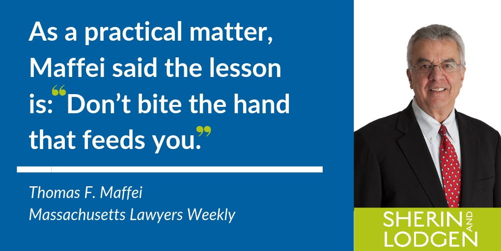 Thomas F. Maffei quoted in Massachusetts Lawyers Weekly article on ...