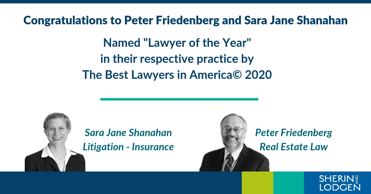 Sherin and Lodgen partners Peter Friedenberg and Sara Jane Shanahan ...