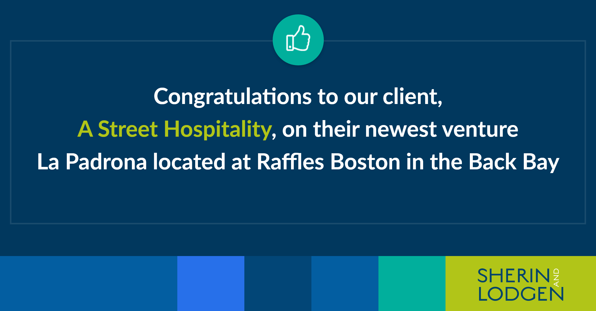 Congratulations to our client, A Street Hospitality, on their newest ...