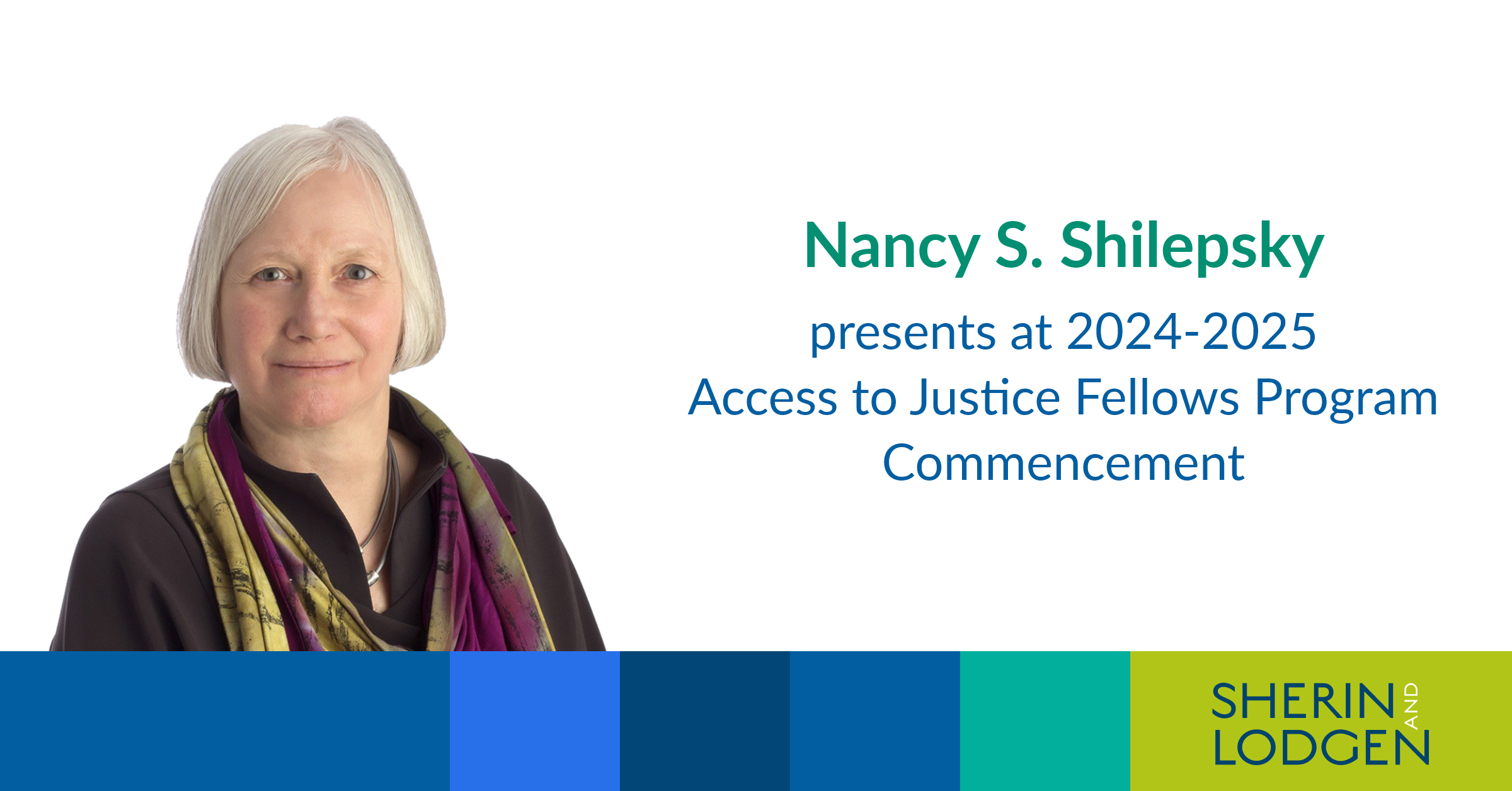 Nancy S. Shilepsky presents at 2024-2025 Access to Justice Fellows ...